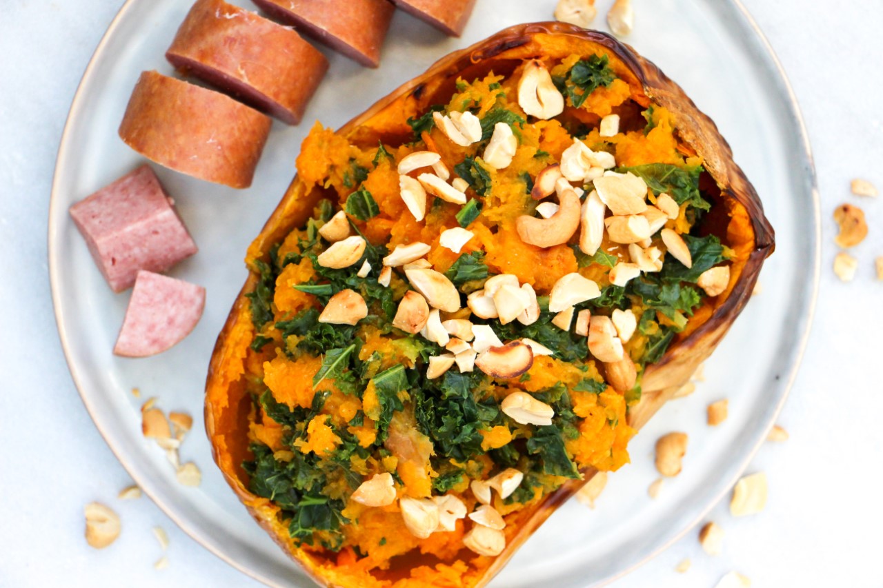 BOERENKOOL STAMPPOT MET POMPOEN - Vega Makkelijk