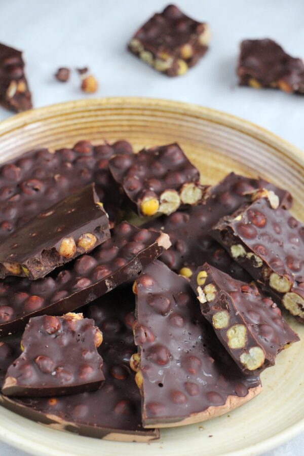 Proteïne chocolade reep met kikkererwten - Vega Makkelijk